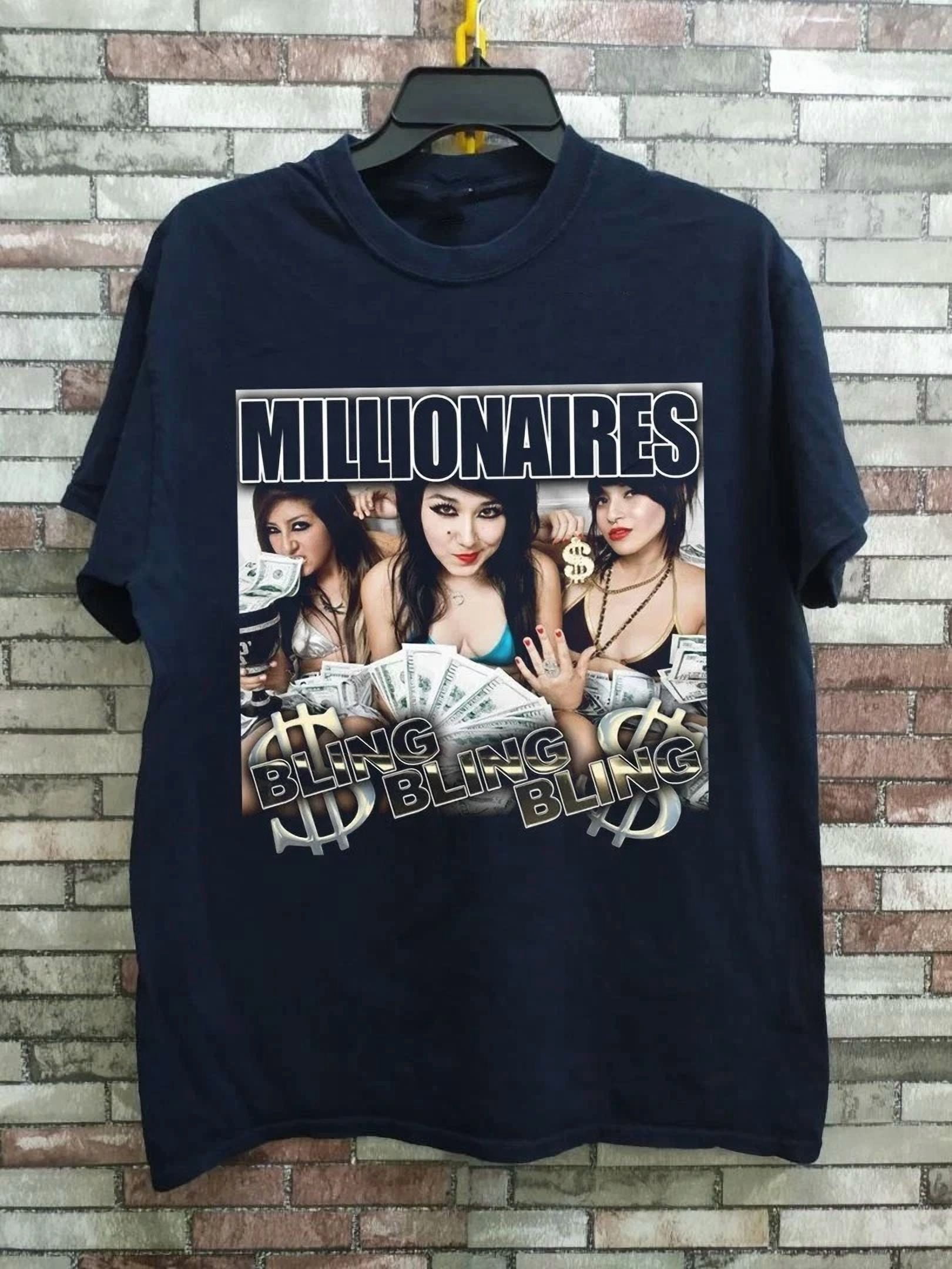 RARE Bling Bling Bling album Millionaires Band T Shirt Full Size BL1746 ...