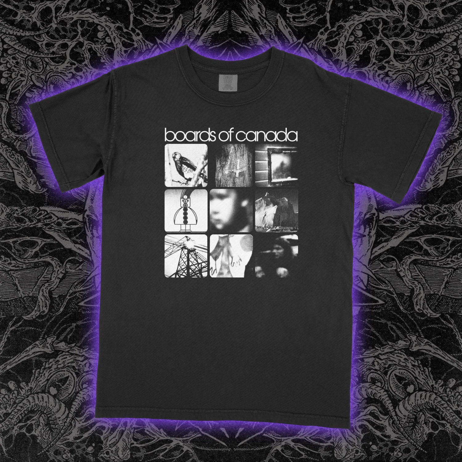 RARE Boards of Canada Beautiful Place T-Shirt Ambient Electronic Band ...