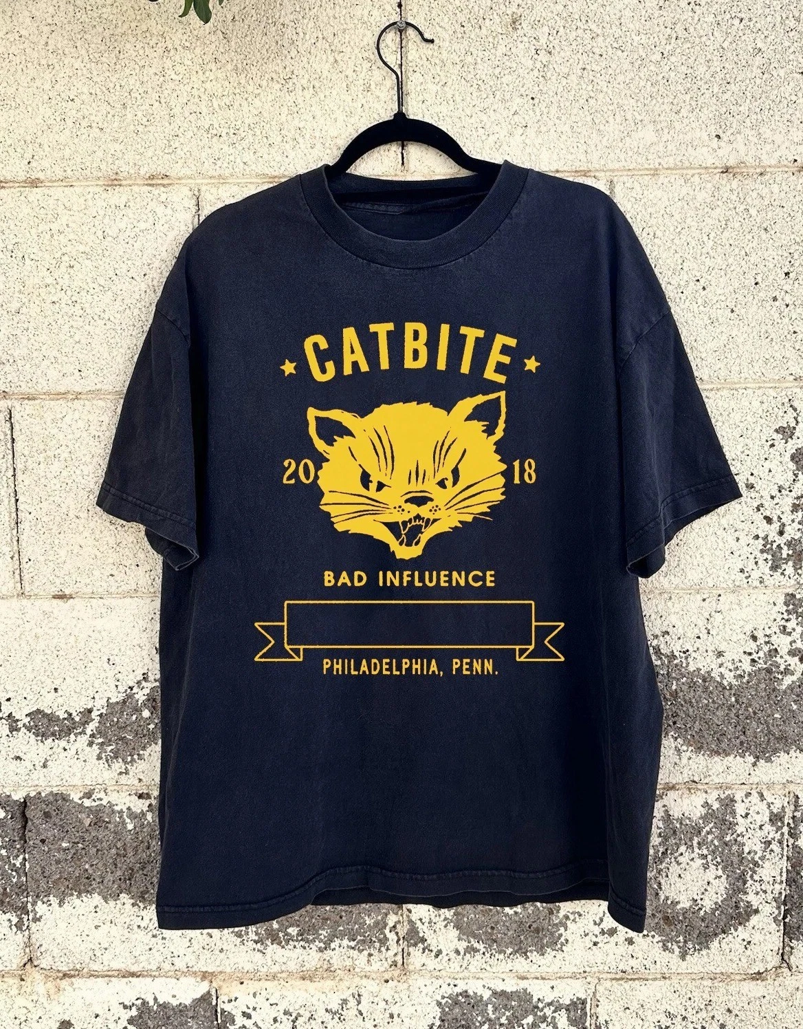 RARE Catbite Cat Dynamite Tee Shirt Black All Size S to 5Xl Gift Fans ...