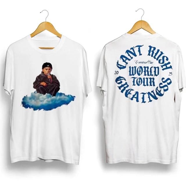 RARE! Central Cee Can’t Rush Greatness 2025 World Tour Merch 2 Sided T-shirt - Walmart.com