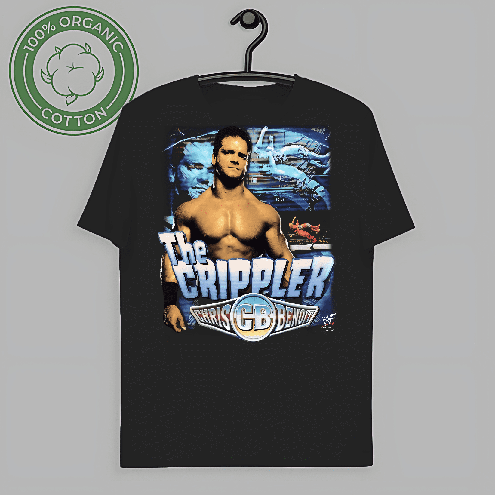 RARE Chris Benoit The Crippler Popular Wrestler Sports Fan T Shirt ...