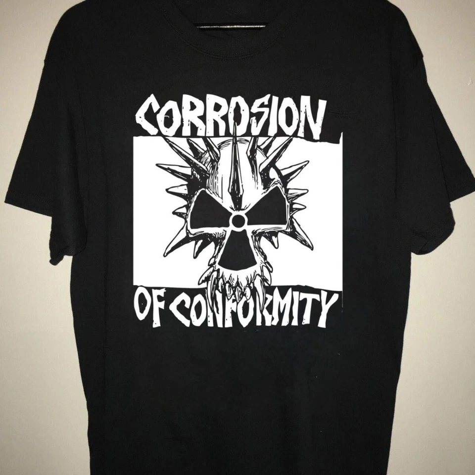 RARE Corrosion Of Conformity Band Cotton Black All Size Unisex T Shirt ...