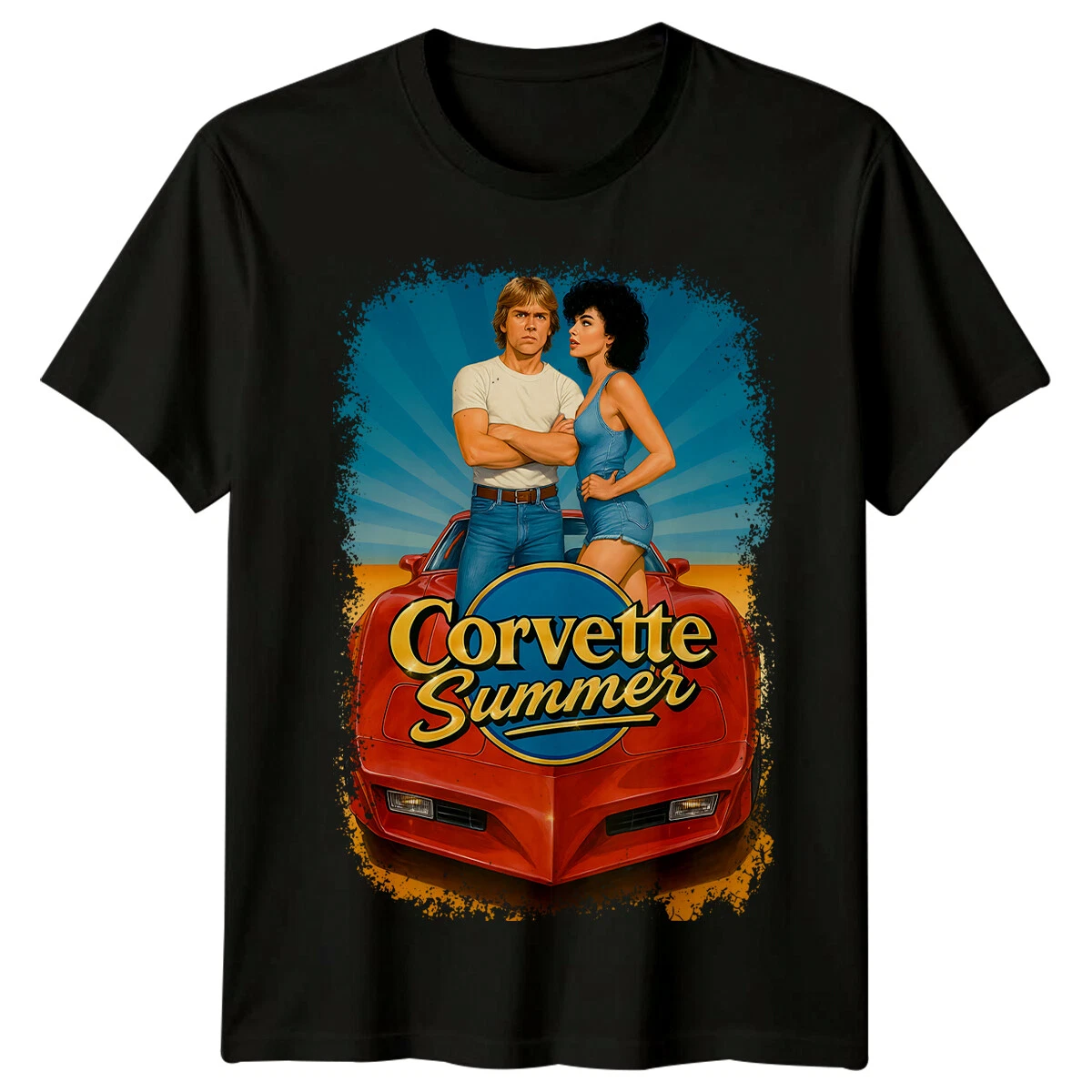 RARE Corvette Summer (1978) Movie Poster Inspired T-Shirt Retro 80s Tee ...