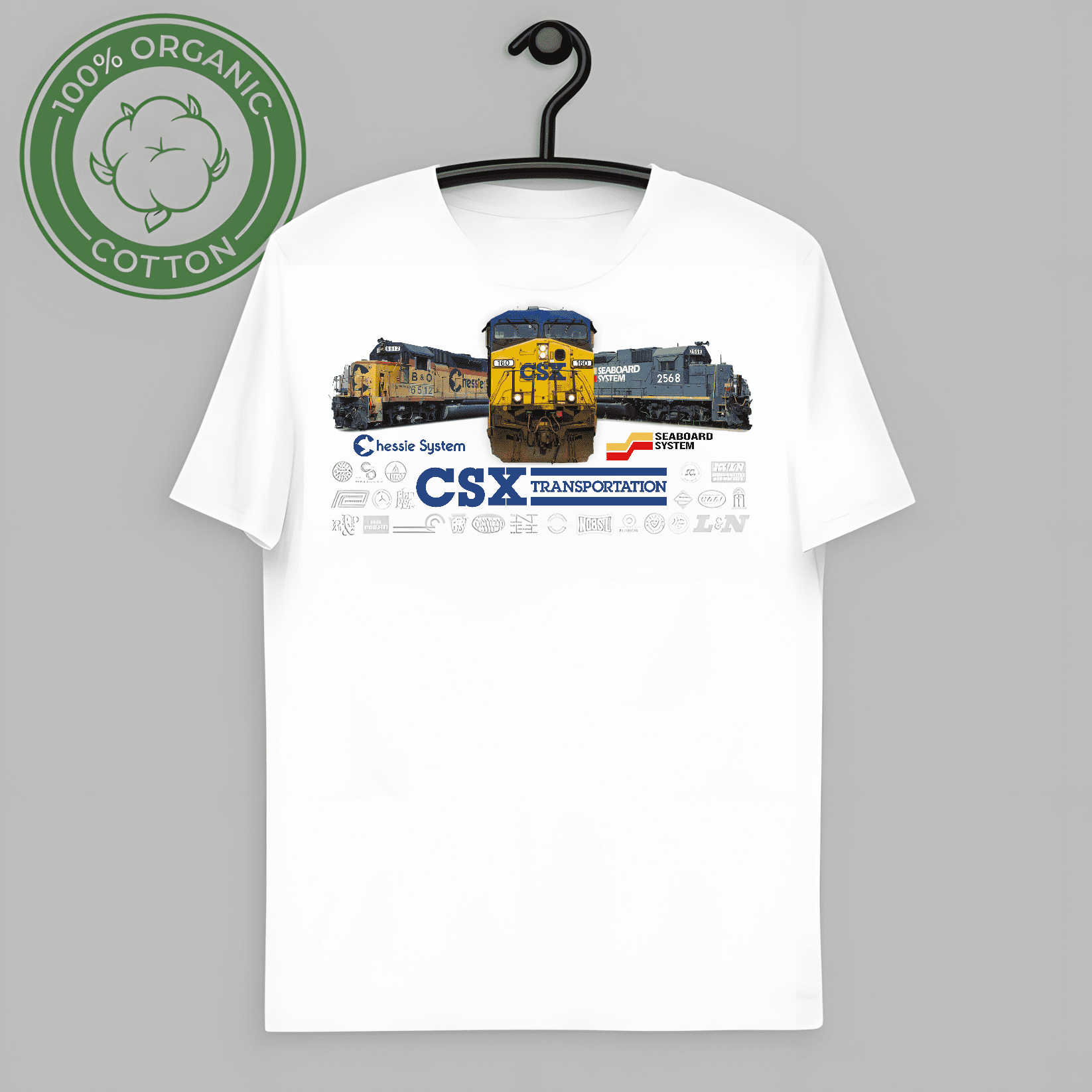 RARE Csx Heritage-Seaboard System and Chessie System Railroad Train T-Shirts-TH61416 - Walmart.com