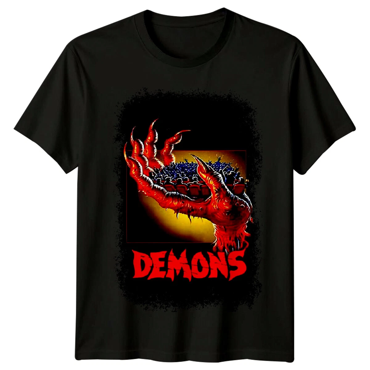 RARE Demons (1985) Movie Poster Inspired T-Shirt Retro 80s Tee ...