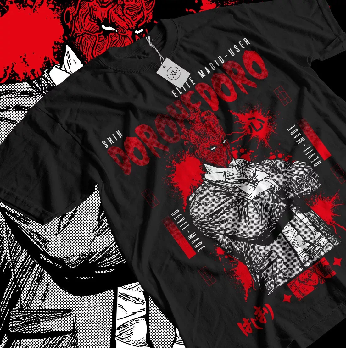 RARE Dorohedoro Shin T-Shirt Ebisu Noi Kaiman Nikaido Horror Gift Shirt ...