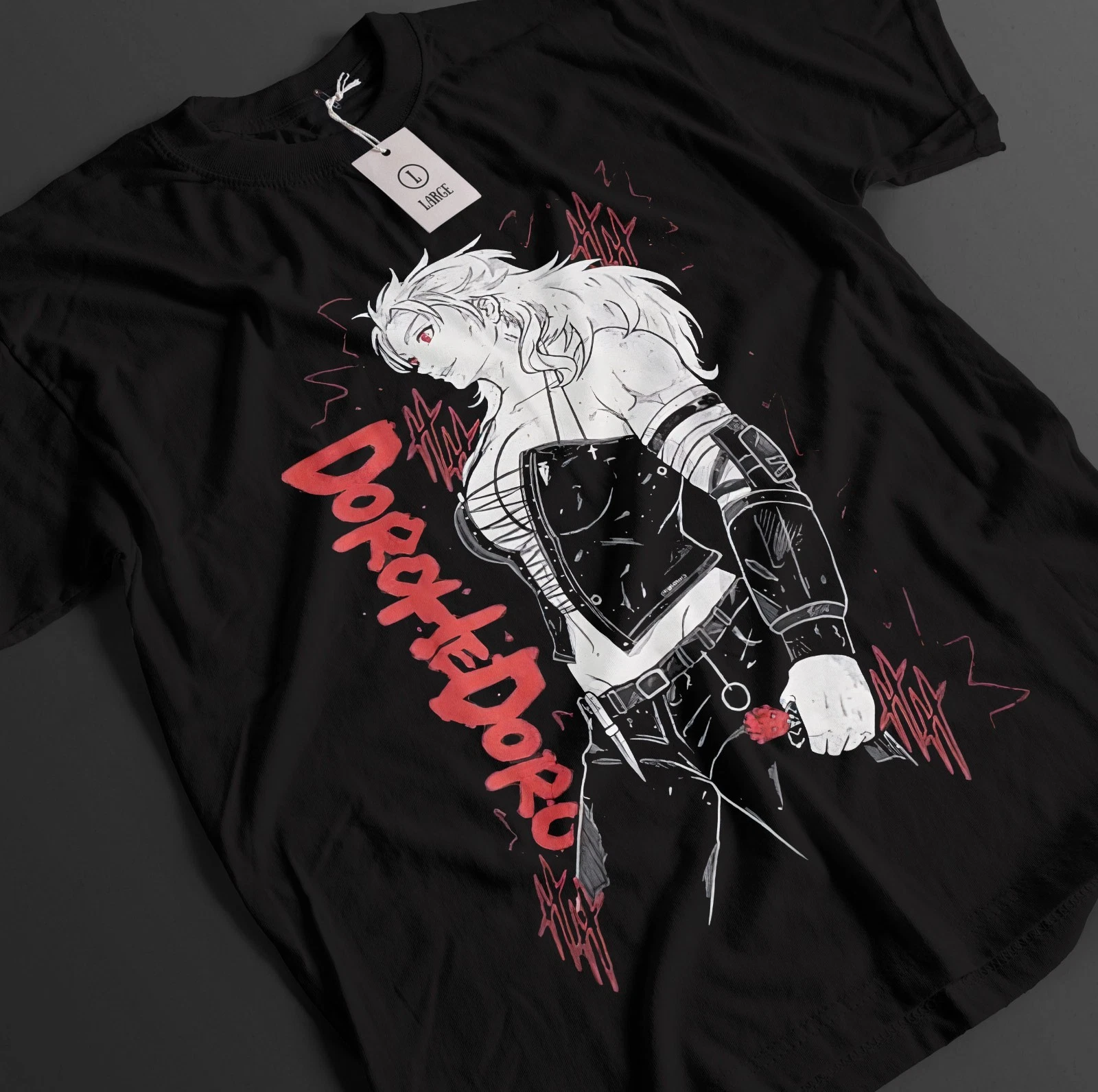 RARE Dorohedoro Shirt Caiman Tshirt Nikaido T-Shirt Noi Top Shin Manga ...
