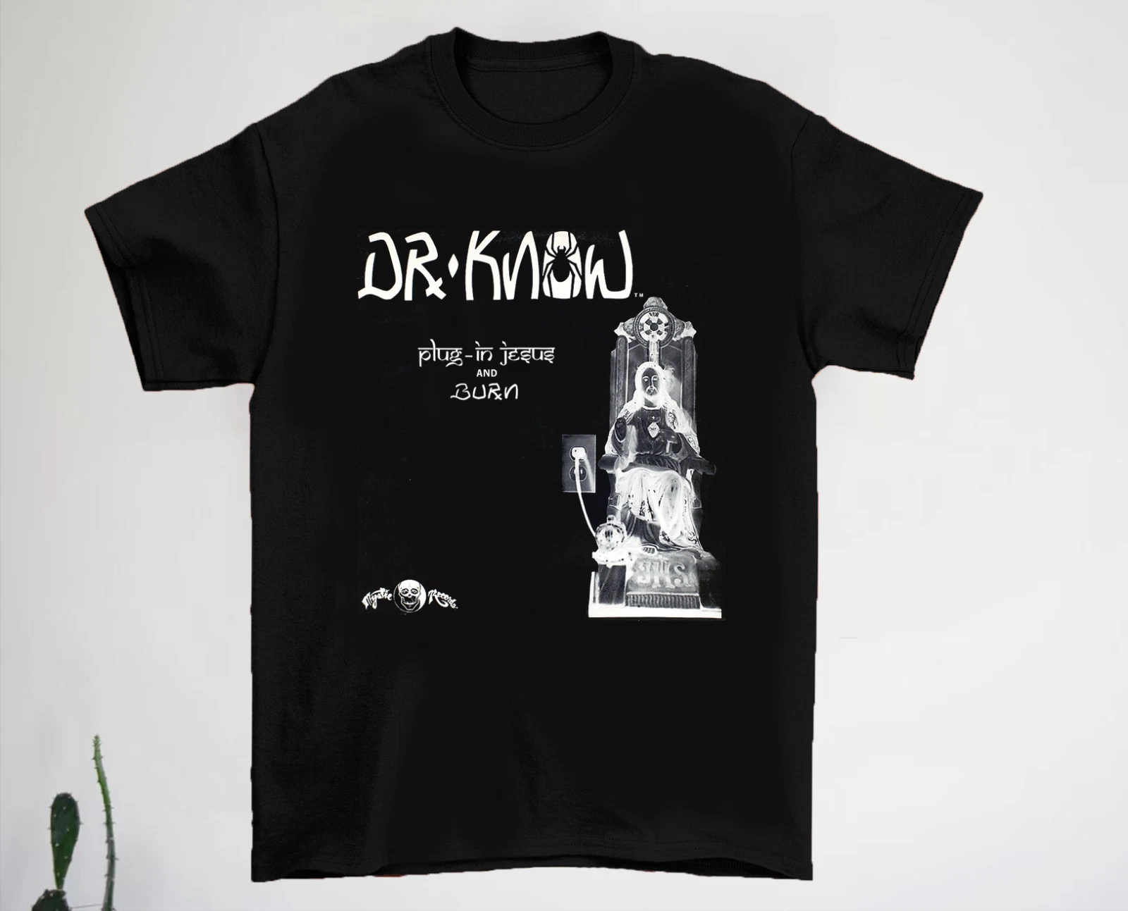 RARE Dr. Know Band Plug In Jesus Burn Adult Cotton Tee Shirt GE028 ...