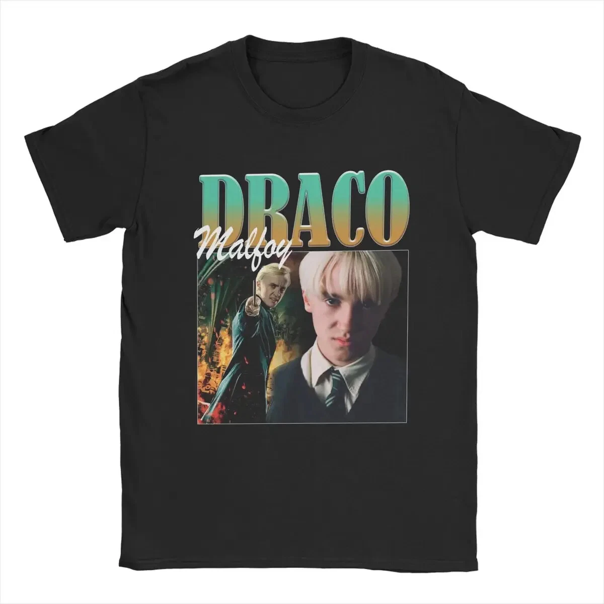 RARE Draco Malfoy Men T Shirt Awesome Tees Short Sleeve O Neck T-Shirt ...