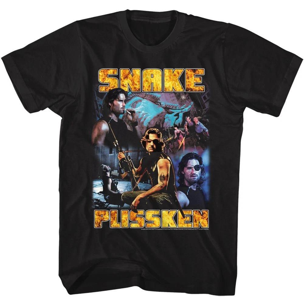 RARE Escape From New York Snake Collage Movie Shirt - Walmart.com