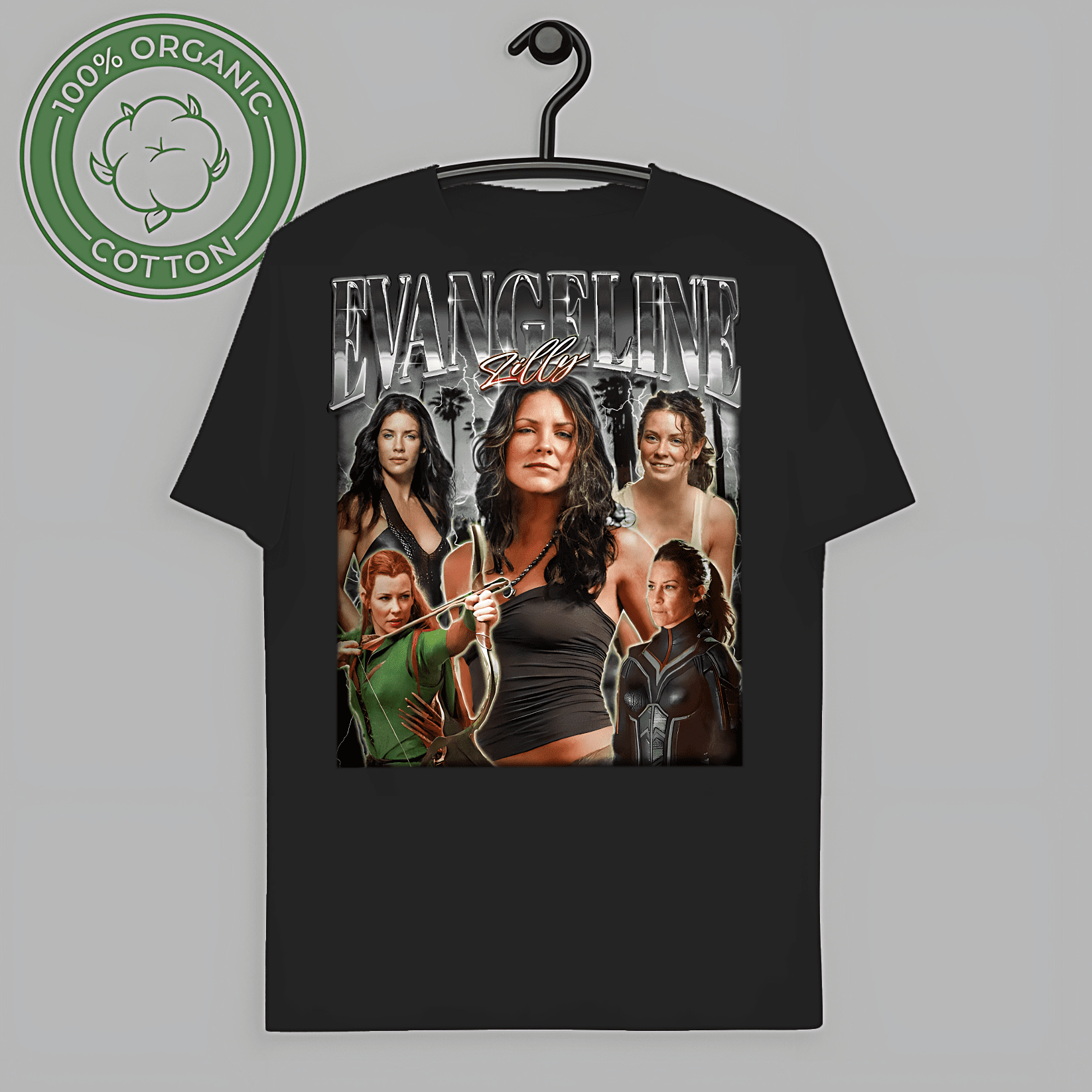 RARE Evangeline LILLY Vintage Shirt, Evangeline Lilly Homage Tshirt ...