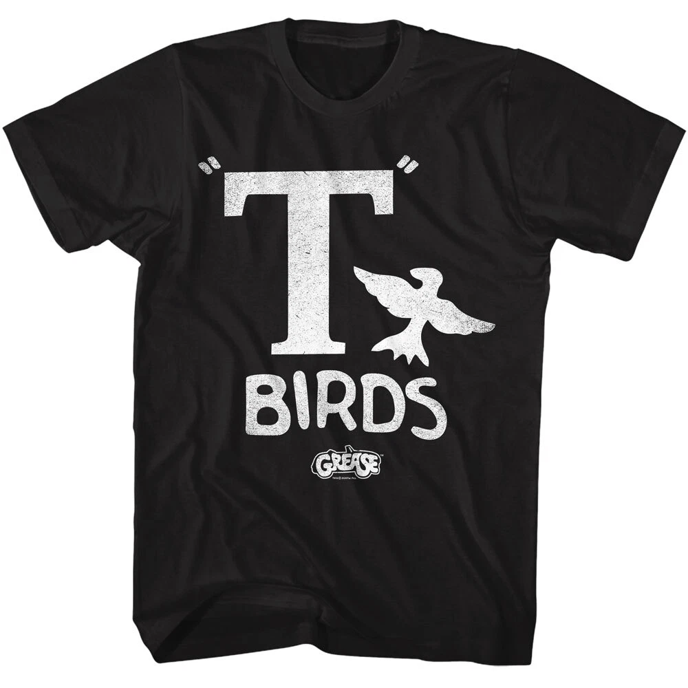 RARE GREASE Movie Adult T- Shirt T-BIRDS Danny Zuko New Official Merch ...