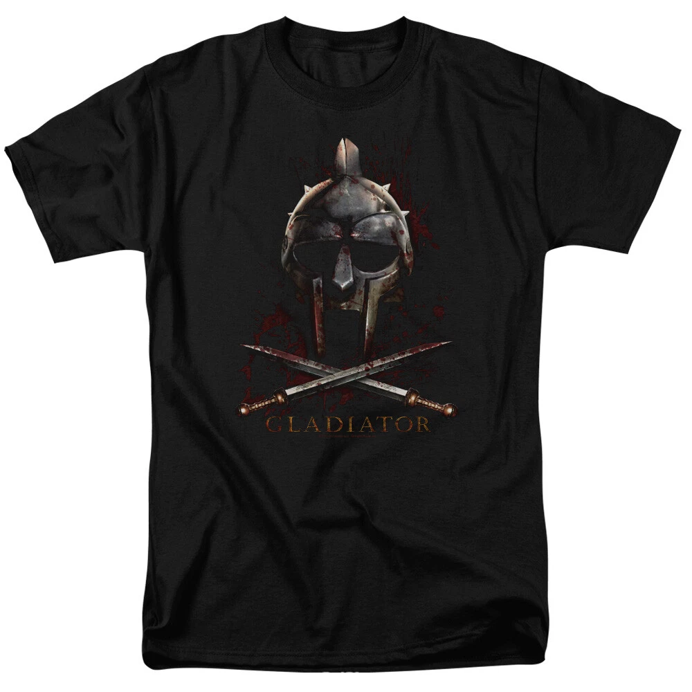 RARE Gladiator Helmet T Shirt Licensed Historical Movie Classic Retro ...