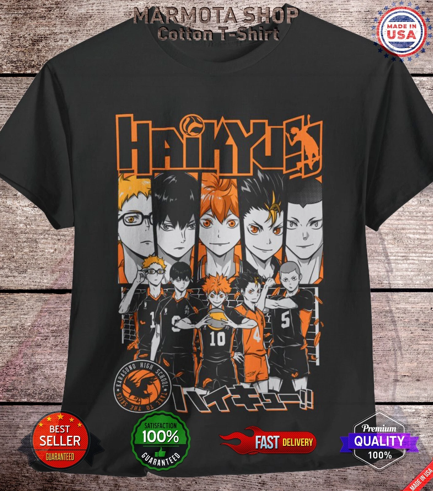 RARE Hinata Haikyuu Shoyo Tobio Kageyama Shirt Anime Japanese Tee T ...