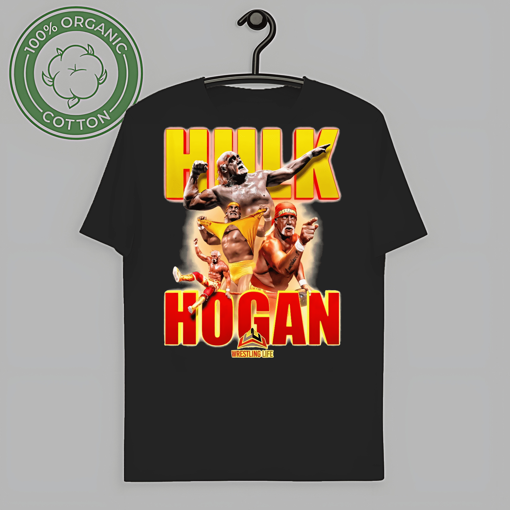 RARE Hulk Hogan Wrestling Life shirt new apparel tee Pro Wrestler ...