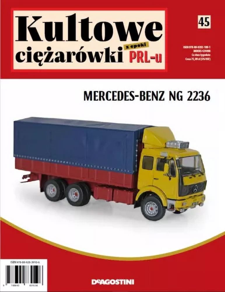 RARE IXO IST 1:43 Truck MERCEDES BENZ NG 2236 Kultowe ciezarowki PRL nr ...