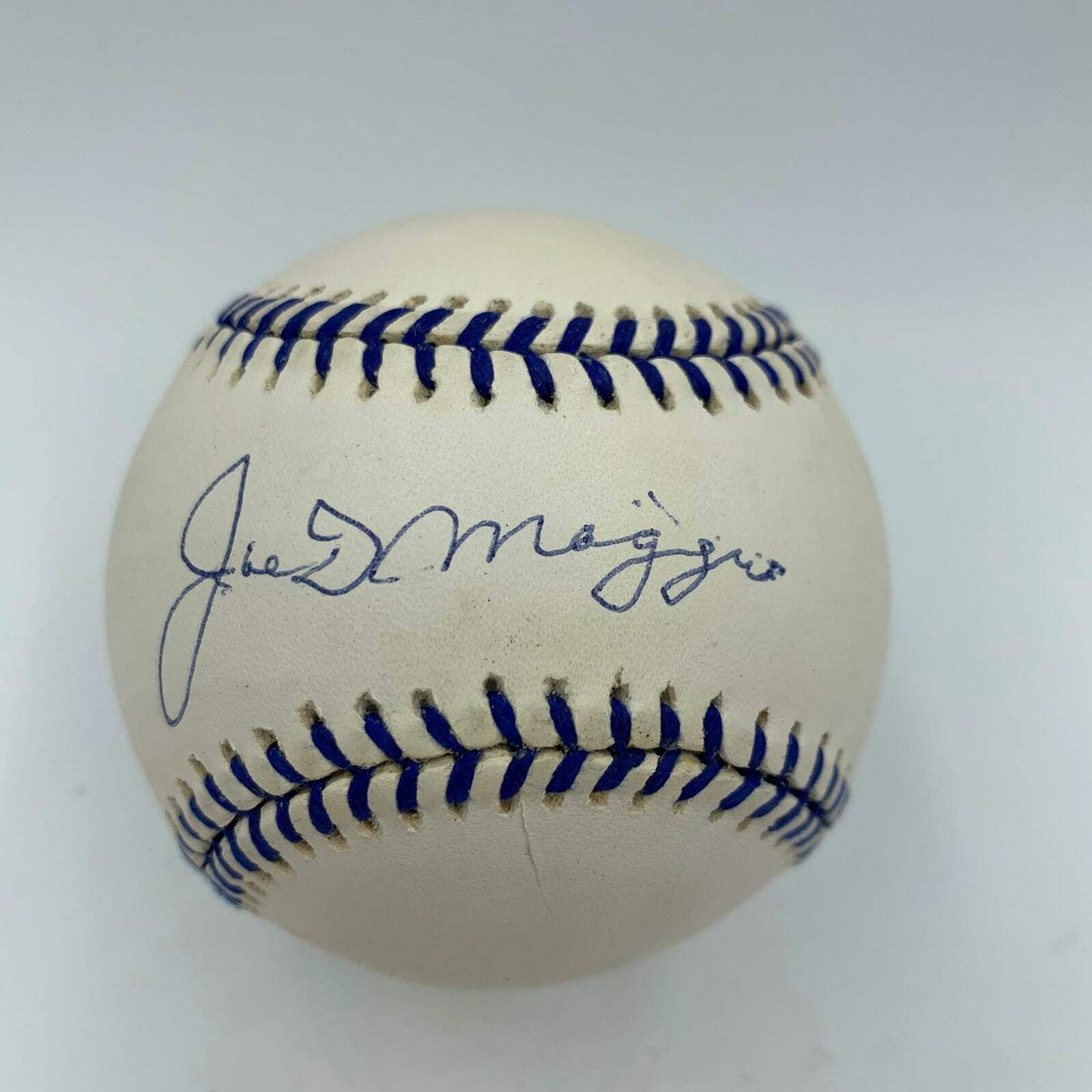 RARE Joe Dimaggio "Death Bed" Signed 1998 Joe Dimaggio Day Baseball JSA ...