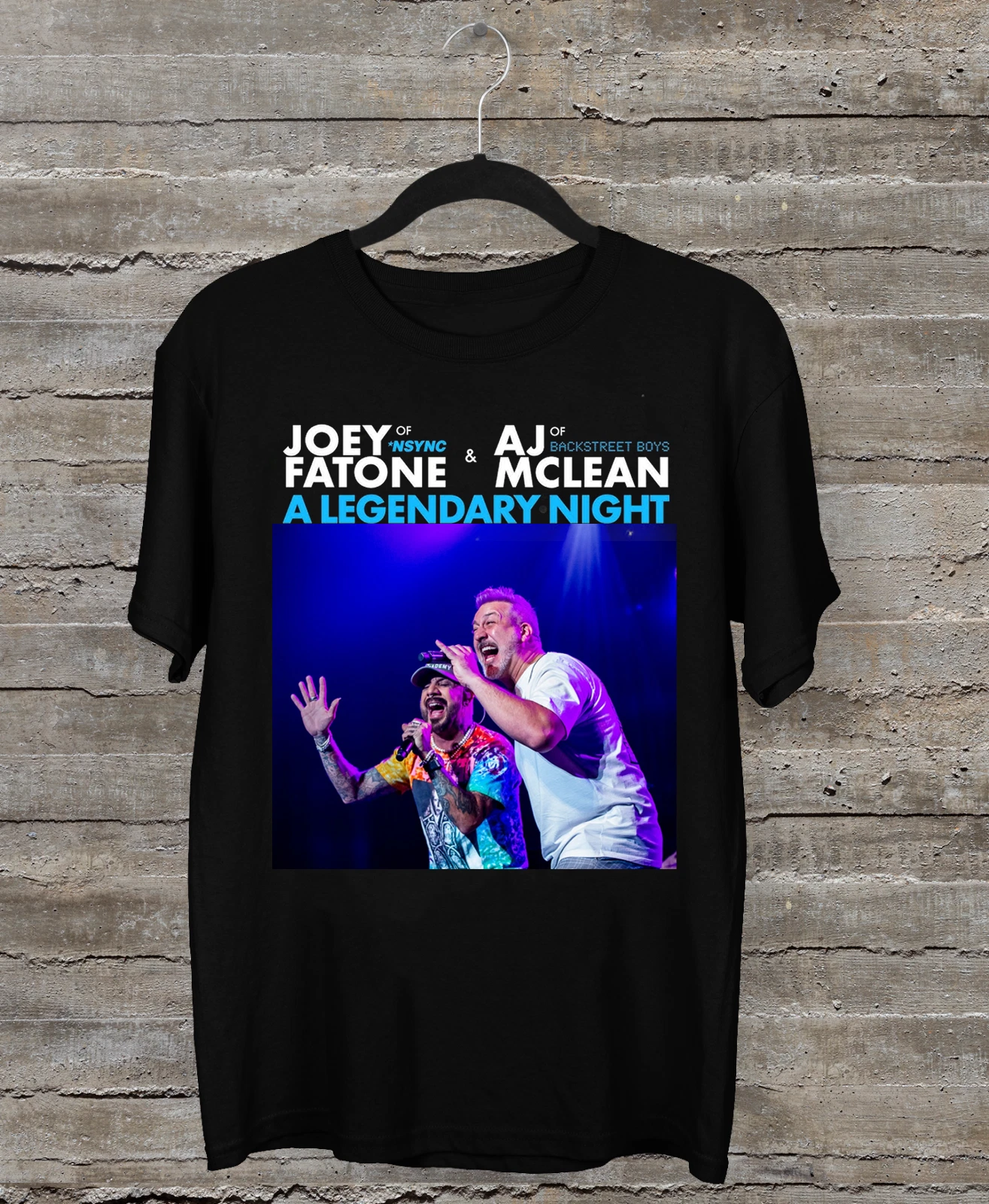 RARE Joey Fatone & AJ Mclean A Legendary Night Shirt Black All Size ...