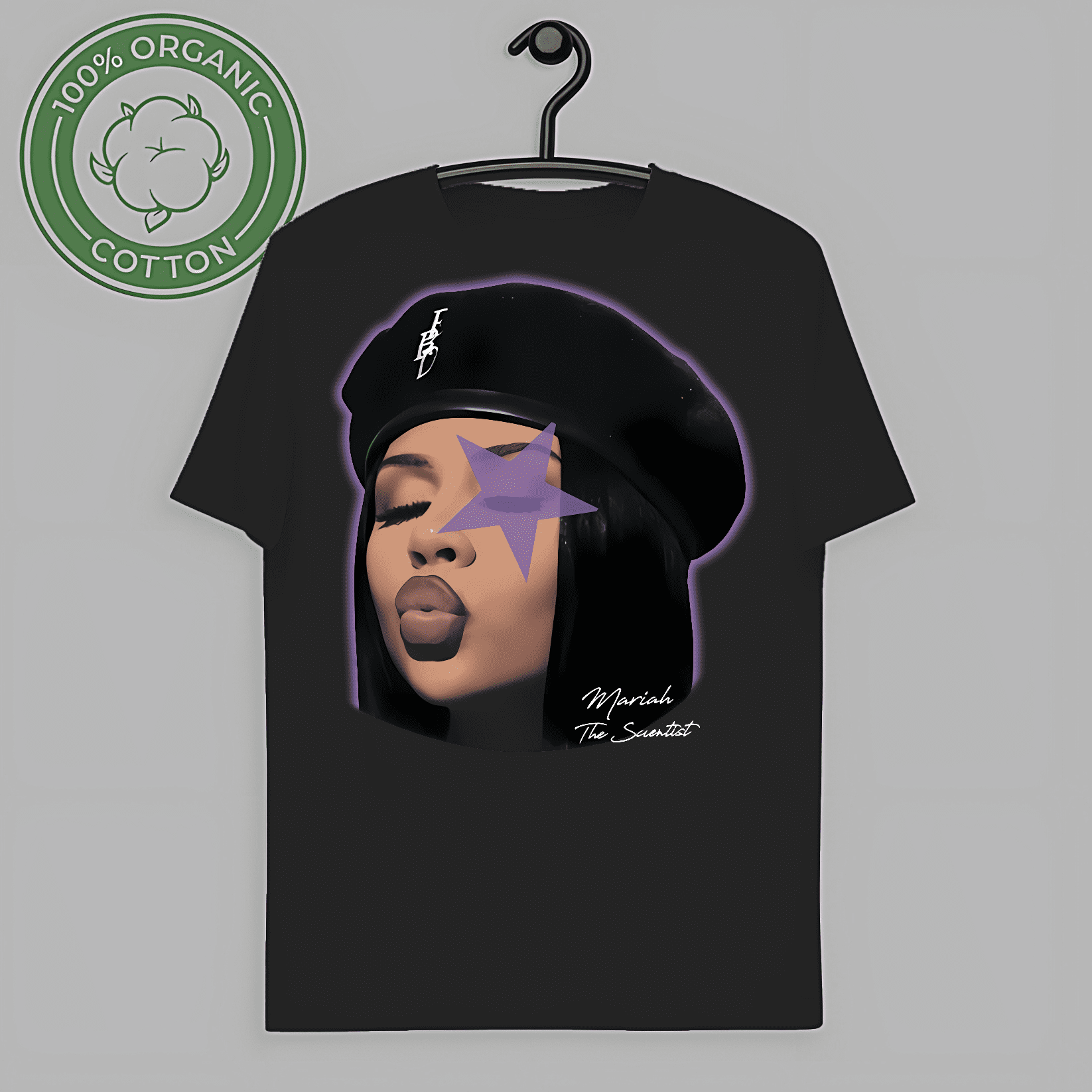 RARE Mariah the Scientist Purple Star Graphic Allsizes For Fans-TH59642 ...