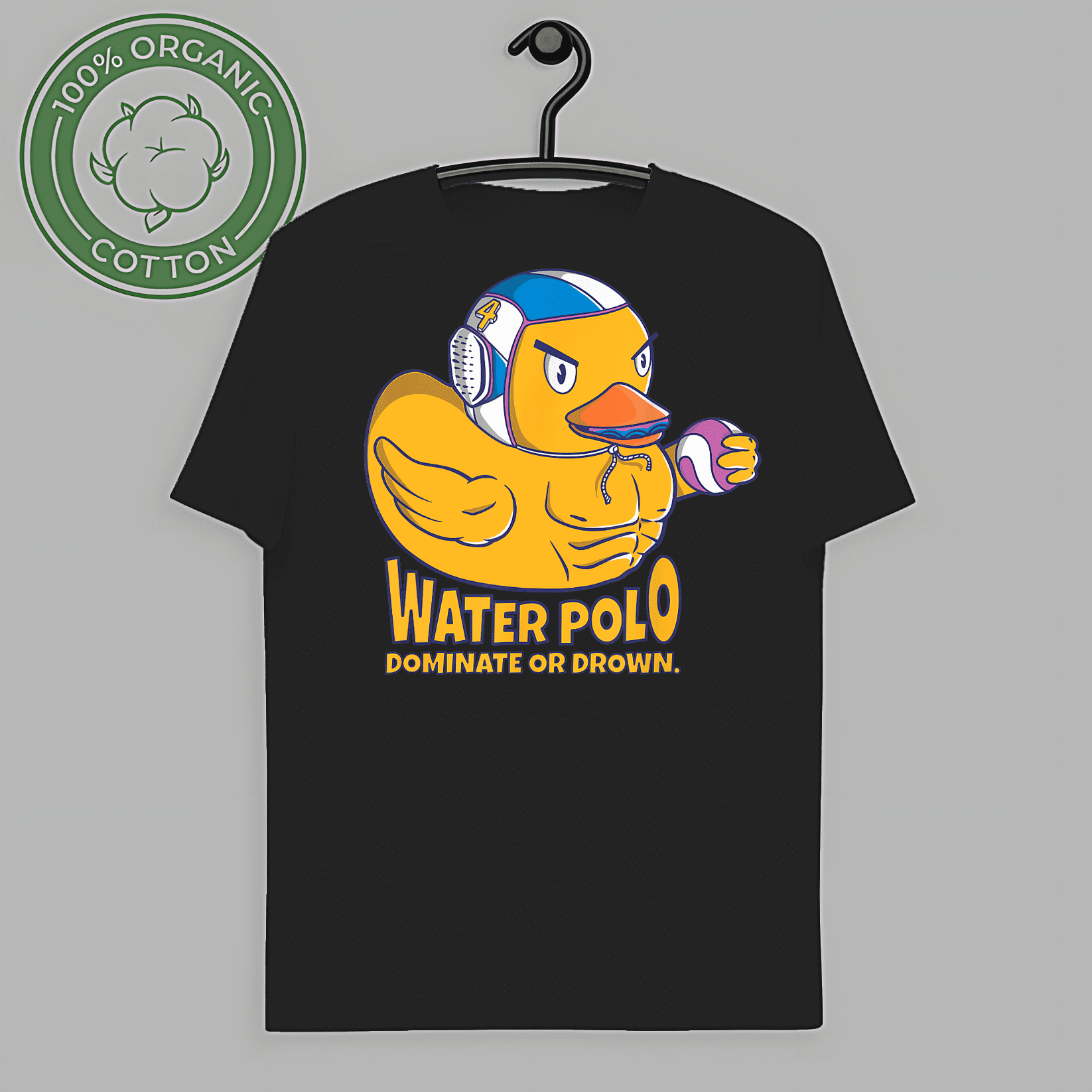 RARE NeW! Water Polo Rubber Duck Dominate or Drown on Funny T-Shirt ...