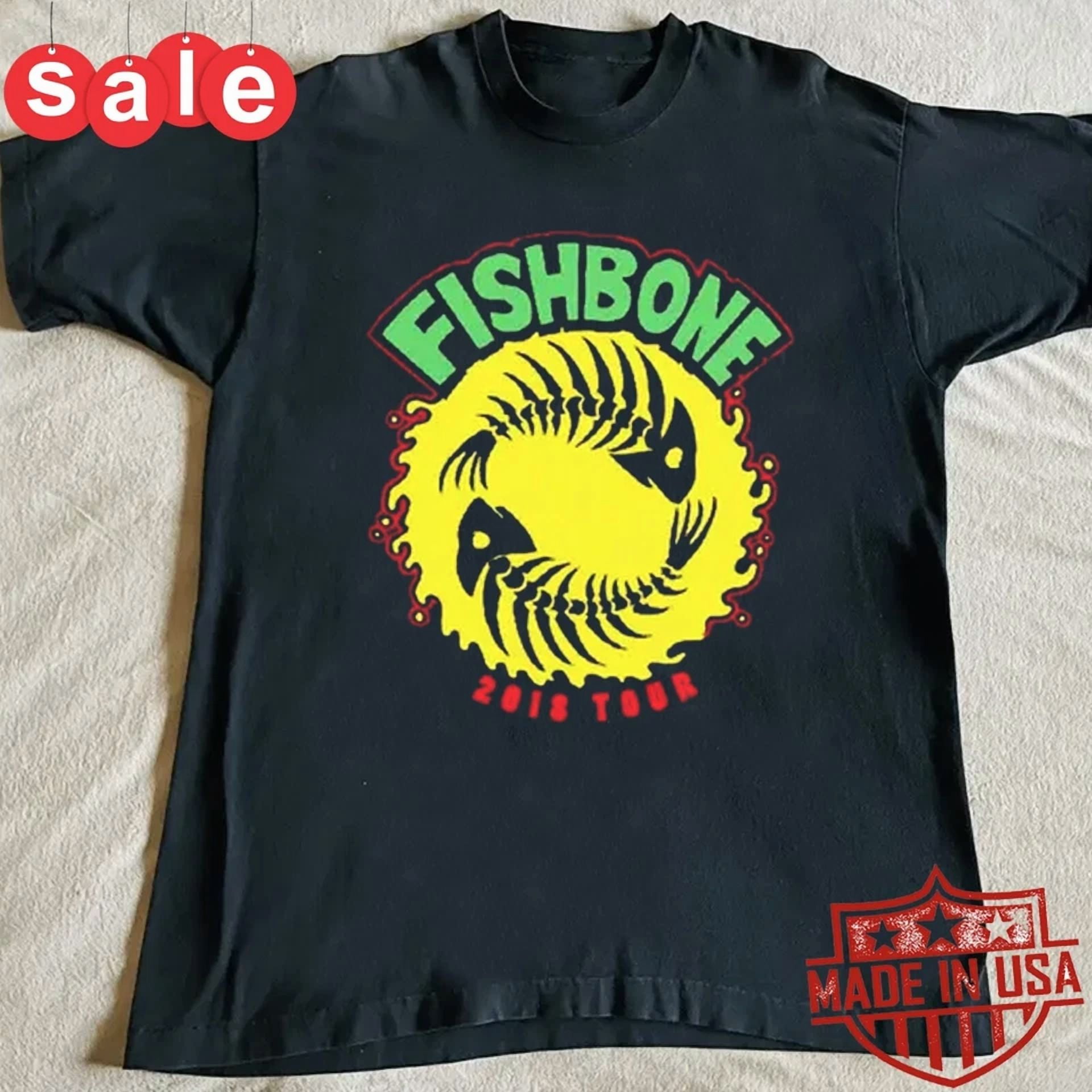 RARE New Fishbone 2018 tour Gift For Fans Unisex S-5XL Shirt - Walmart.com