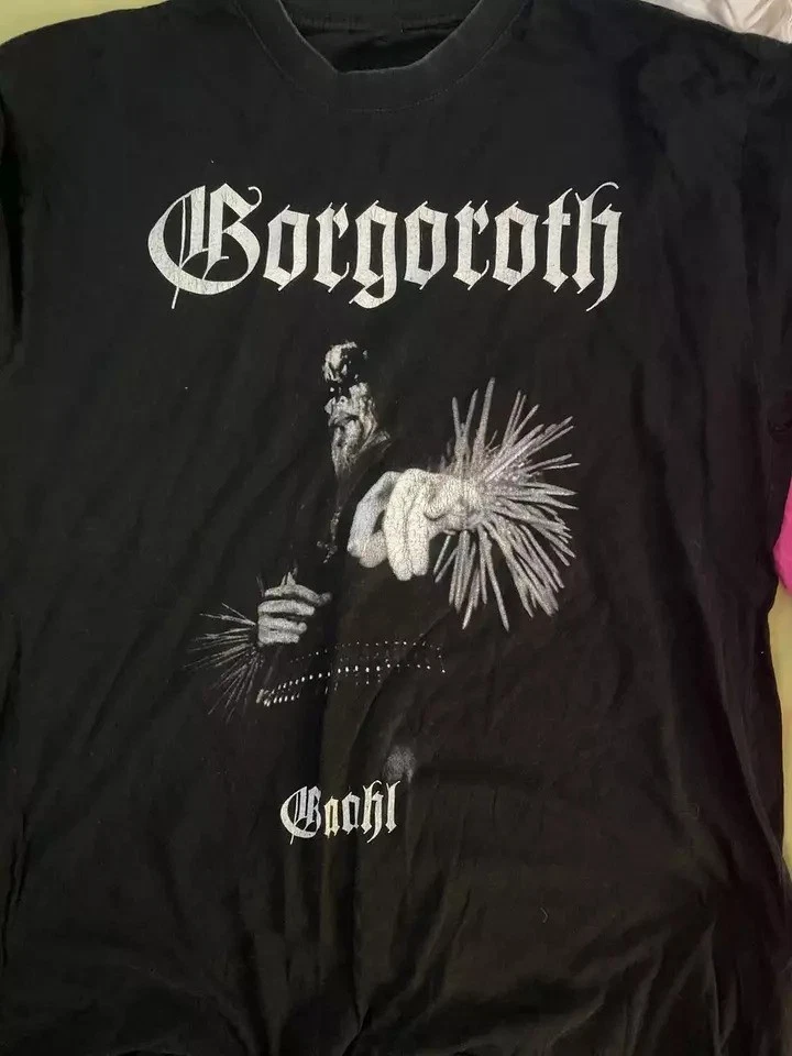 RARE New Popular Gorgoroth Band Black T-Shirt Cotton Full Size ...