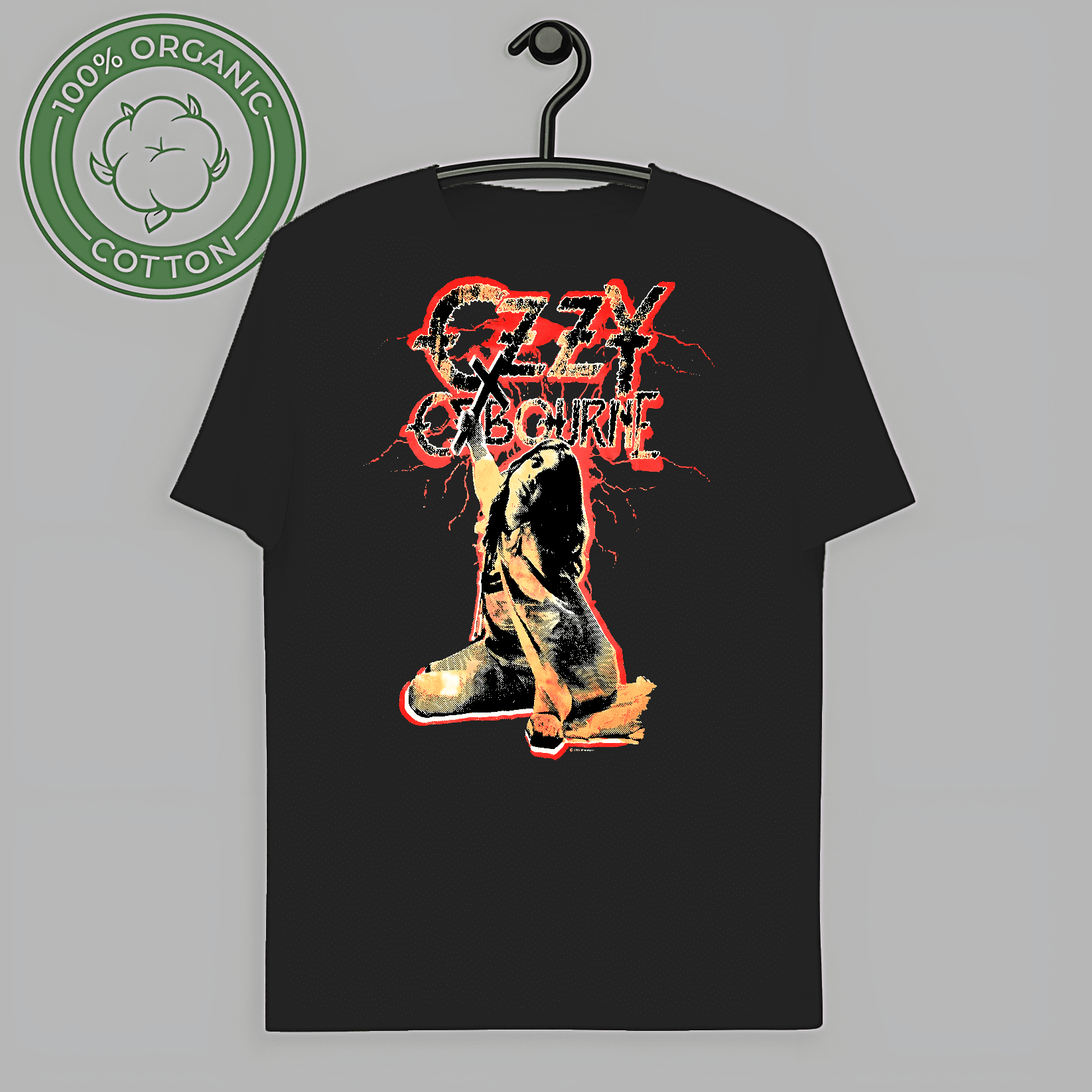 RARE Ozzy Osborne Lightning T-Shirt - Black-TH62248 - Walmart.com