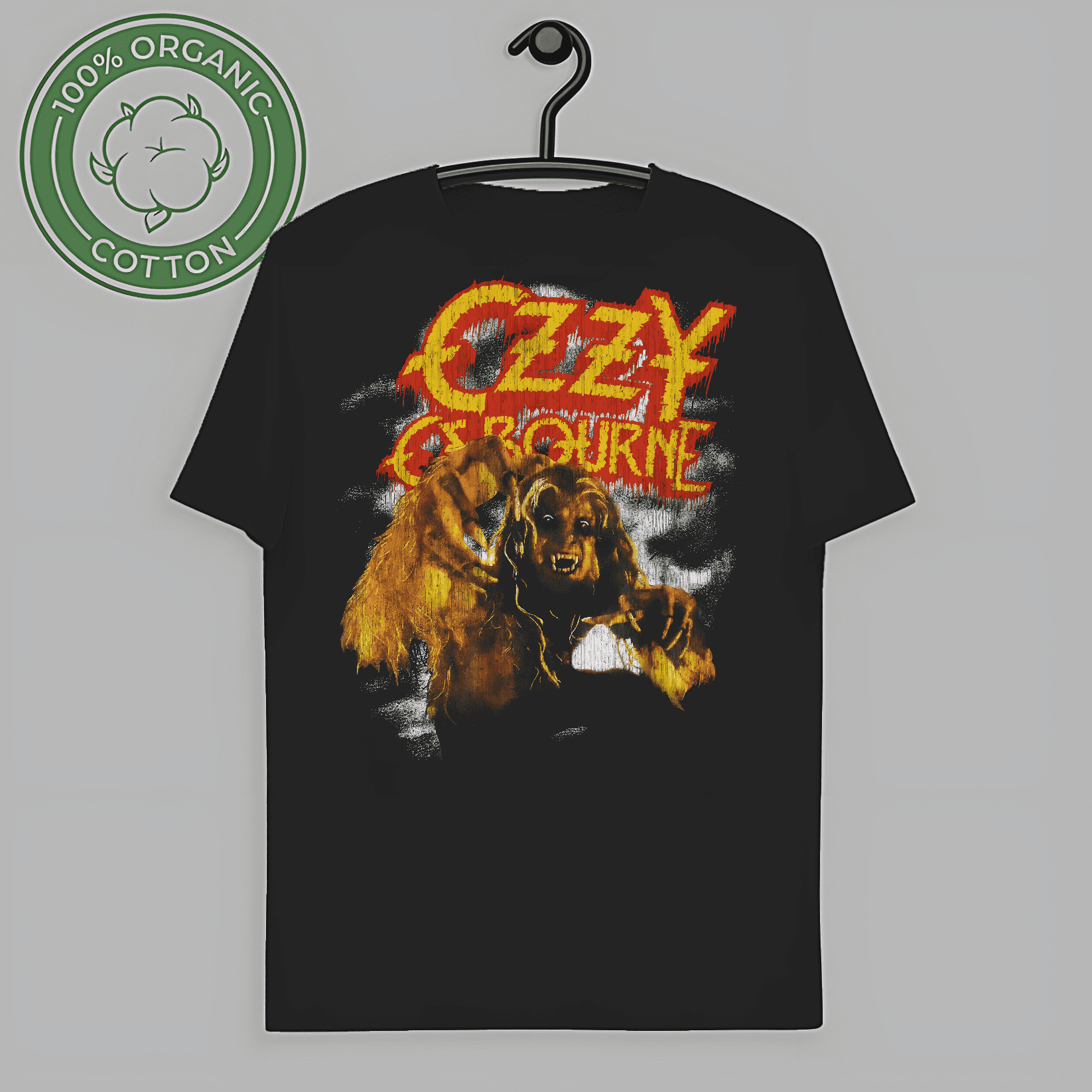RARE Ozzy Osbourne Men's T Shirt Bark at The Moon Werewolf Graphic Tees ...