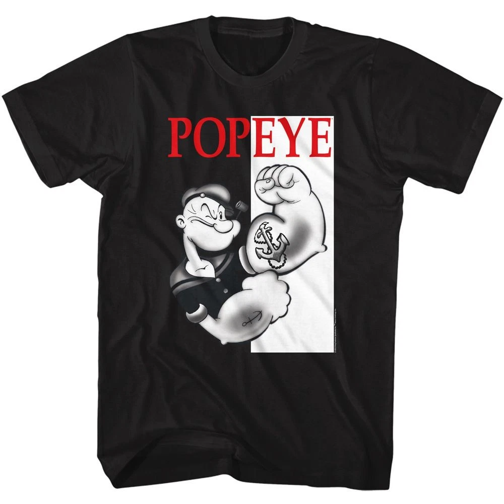 RARE Popeye Box Comics Shirt - Walmart.com