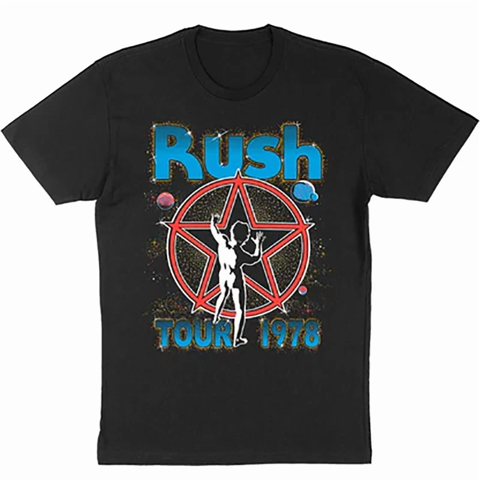 RARE RUSH Spectacular T-Shirt, Starman Tour 1978 Black All Size Gift ...