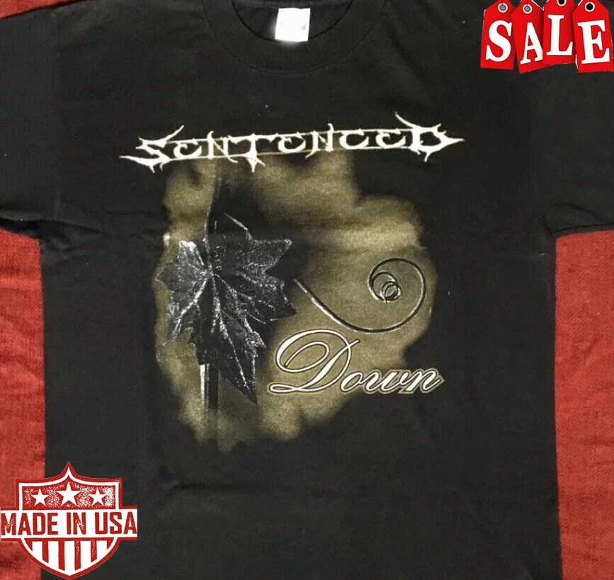 RARE Sentenced Down Shirt, Metal Goth band shirt JJ2903 - Walmart.com