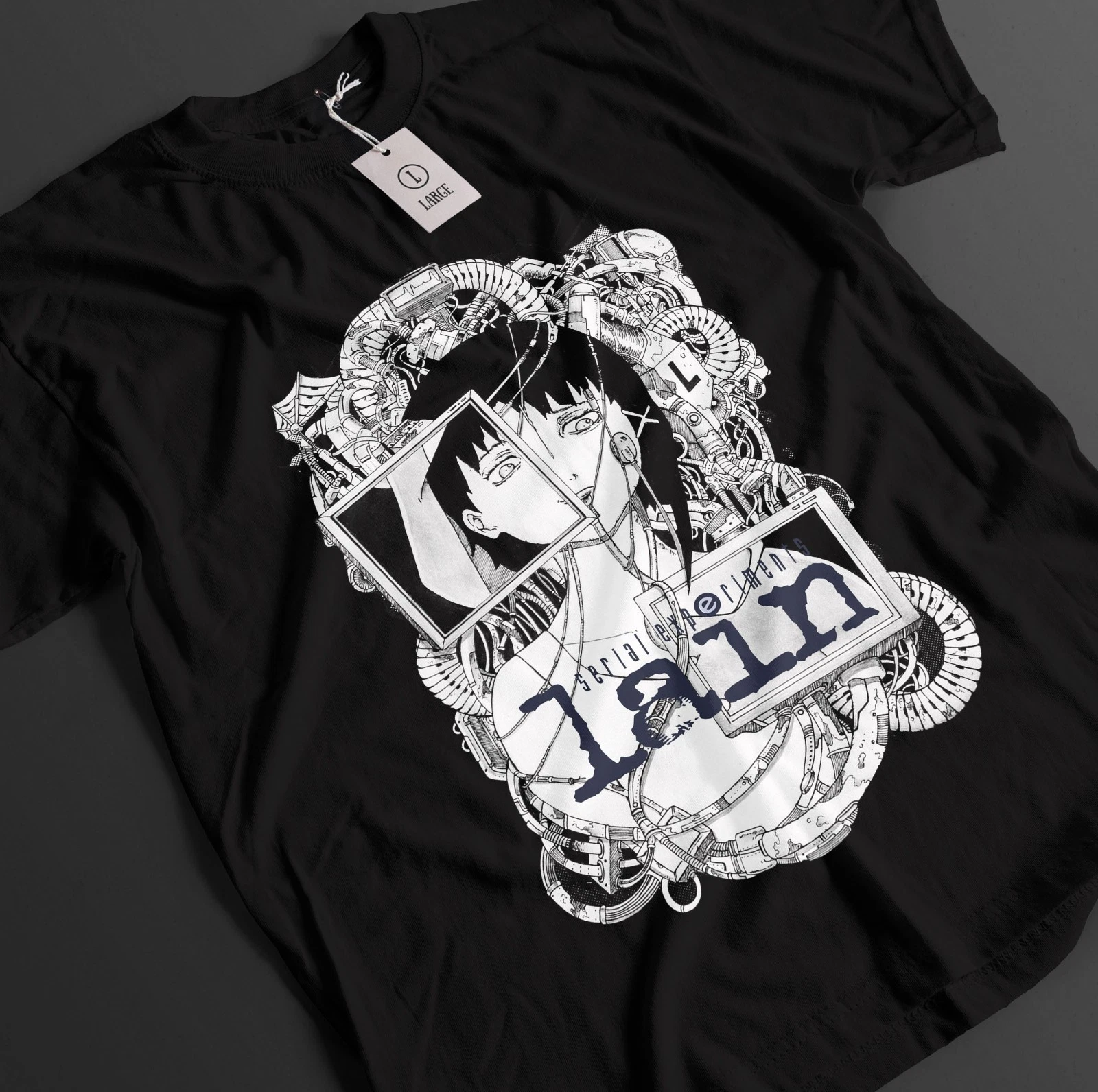 RARE Serial Experiments Lain Shirt Lain Iwakura Tshirt Alice T-Shirt ...