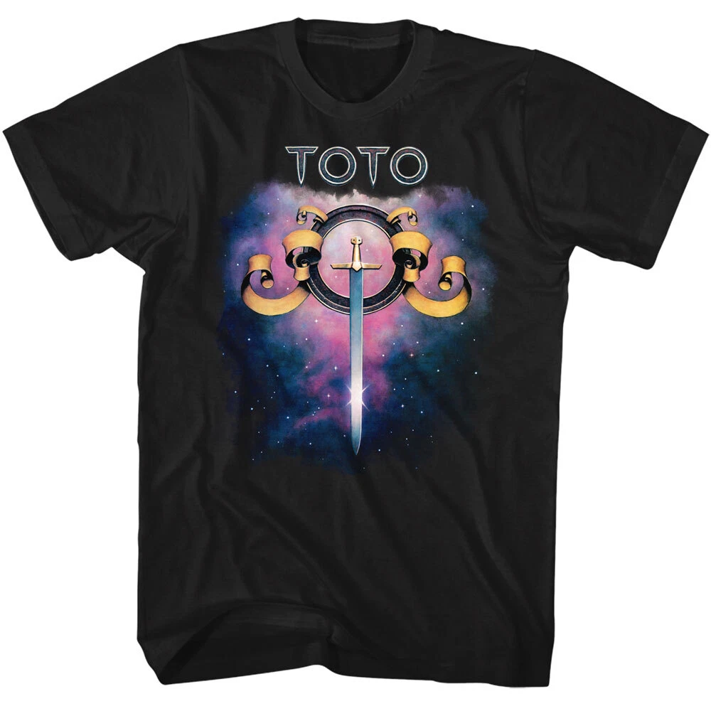 RARE TOTO Music Band T-Shirt Galaxy Album Cover Men's 80's Official New ...