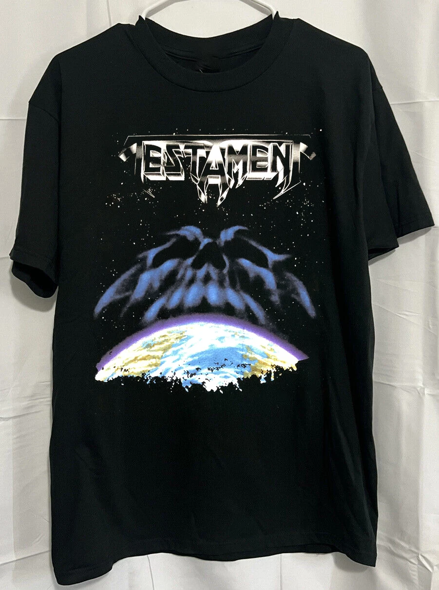 RARE Testament Band The New Order Album Unisex Adult Shirt Cotton Full ...