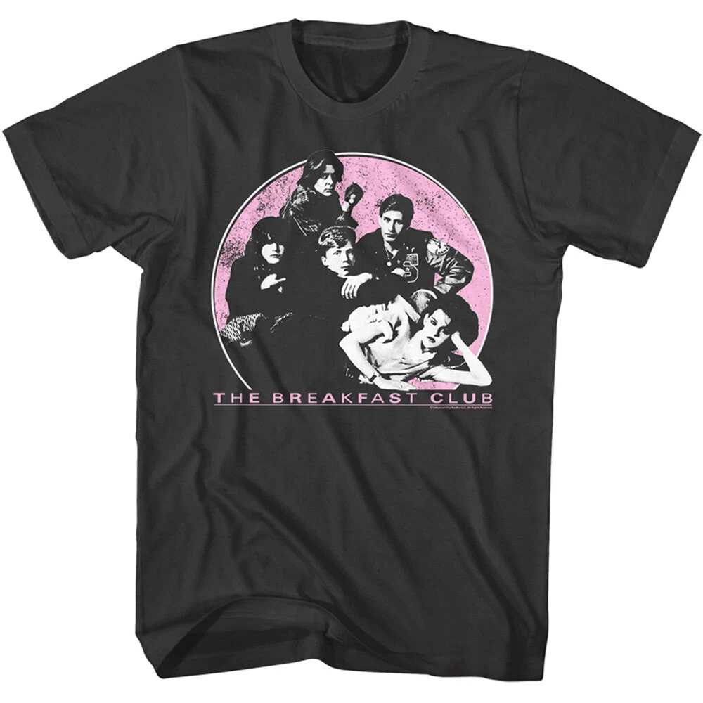 RARE The Breakfast Club Classic Movie Famous Circle Group Photo Men's T ...