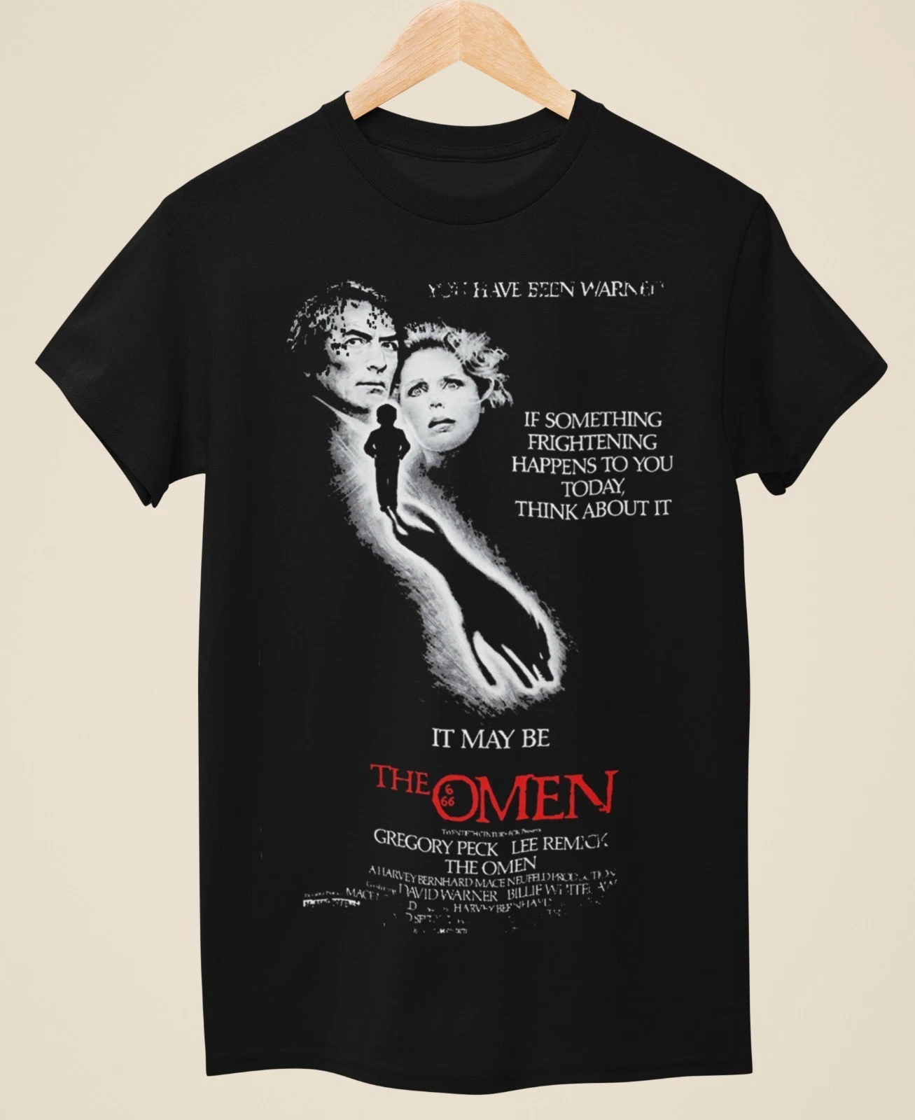 RARE The Omen T-Shirt Unisex Black Movie Poster Inspired Horror Film ...