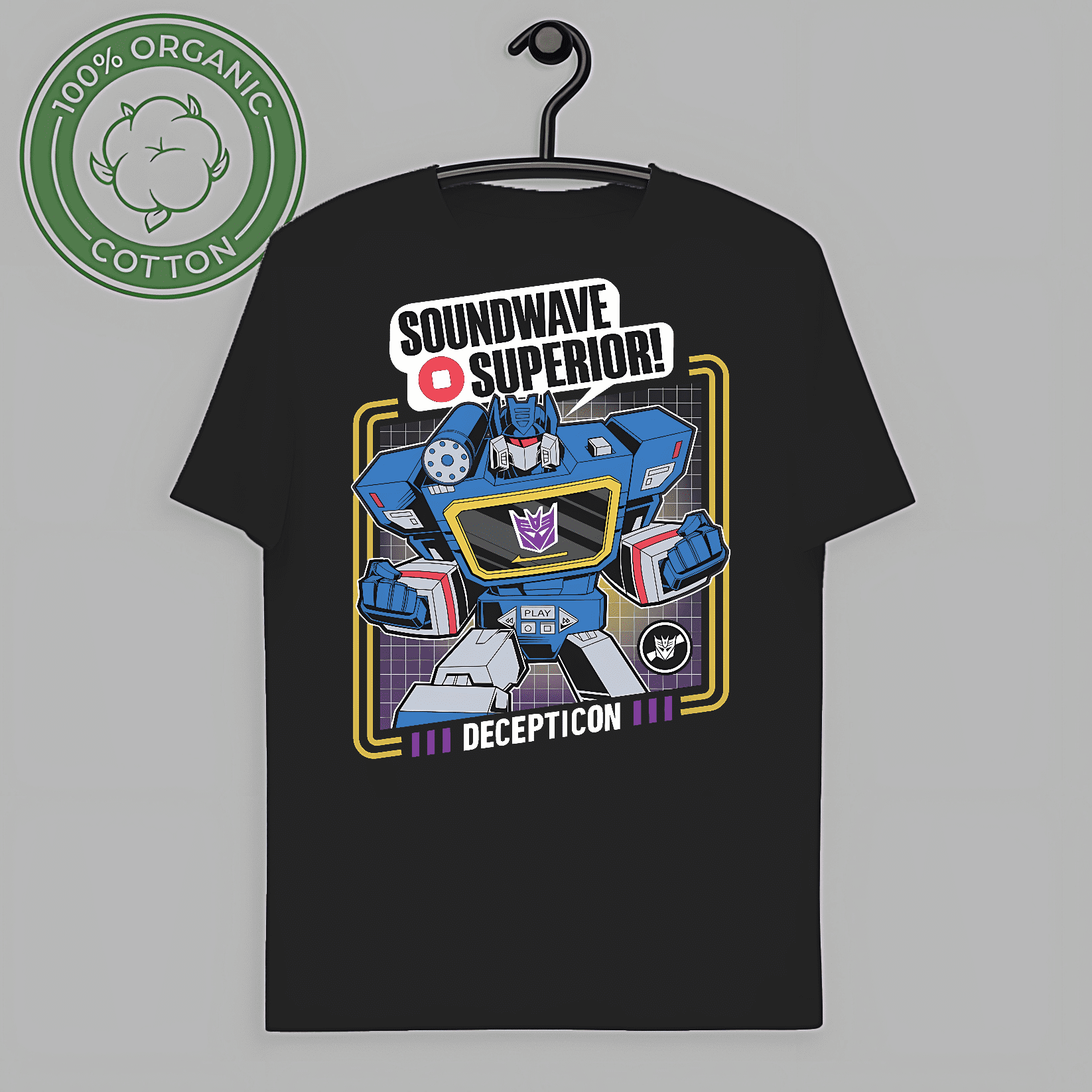 RARE Transformers T-Shirt Soundwave Superior GroBe S ACC NEW-TH58834 ...