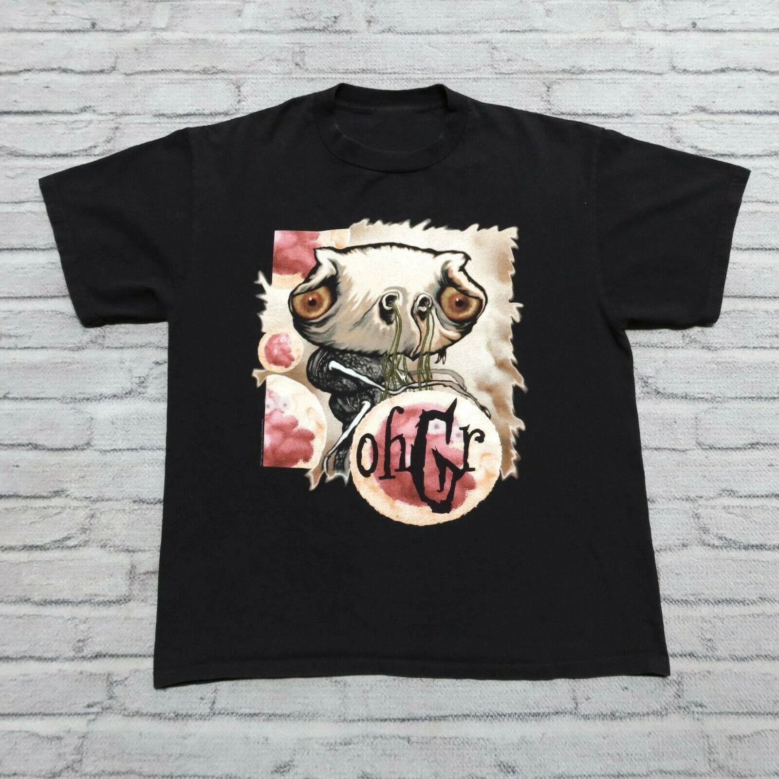 RARE Vintage 2001 Ohgr Skinny Puppy Band T-shirt Black Cotton All Sizes ...