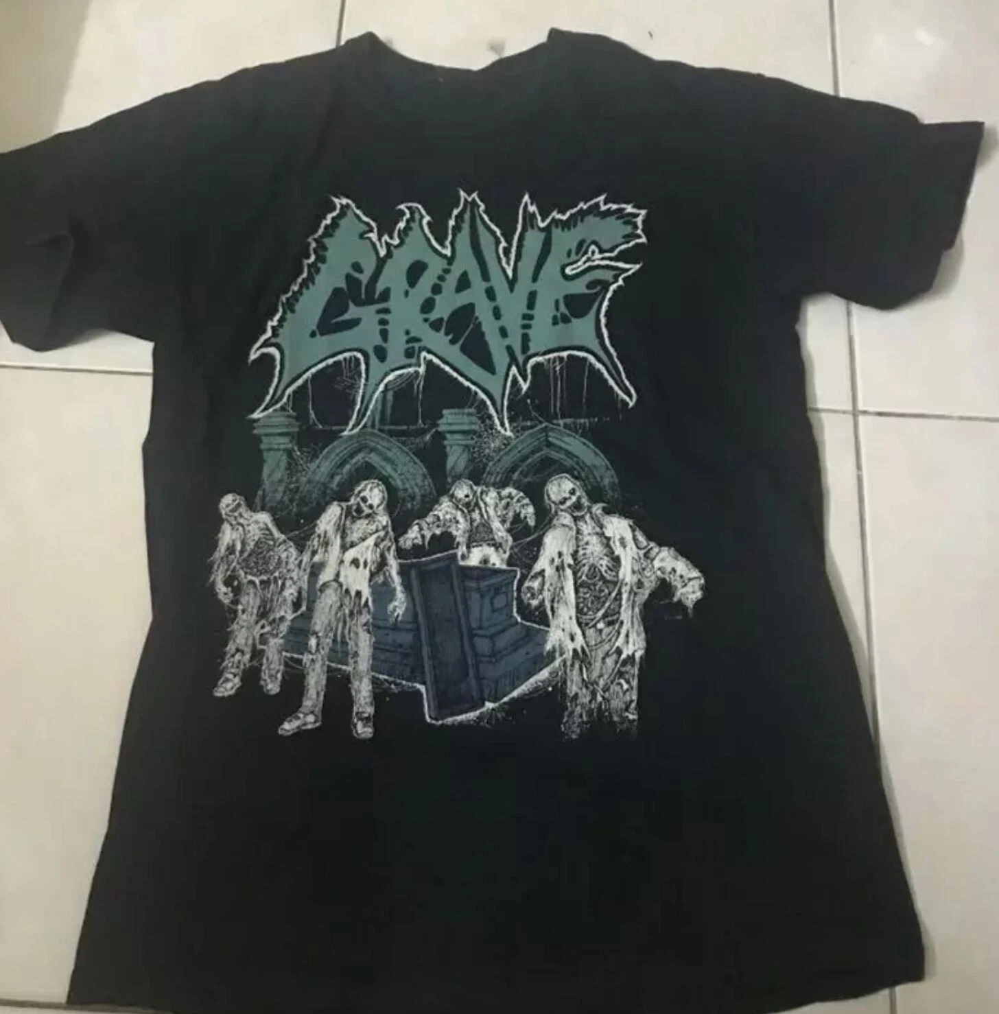 RARE Vintage Grave Band Shirt Unisex Concert S to 5XL DO468 - Walmart.com