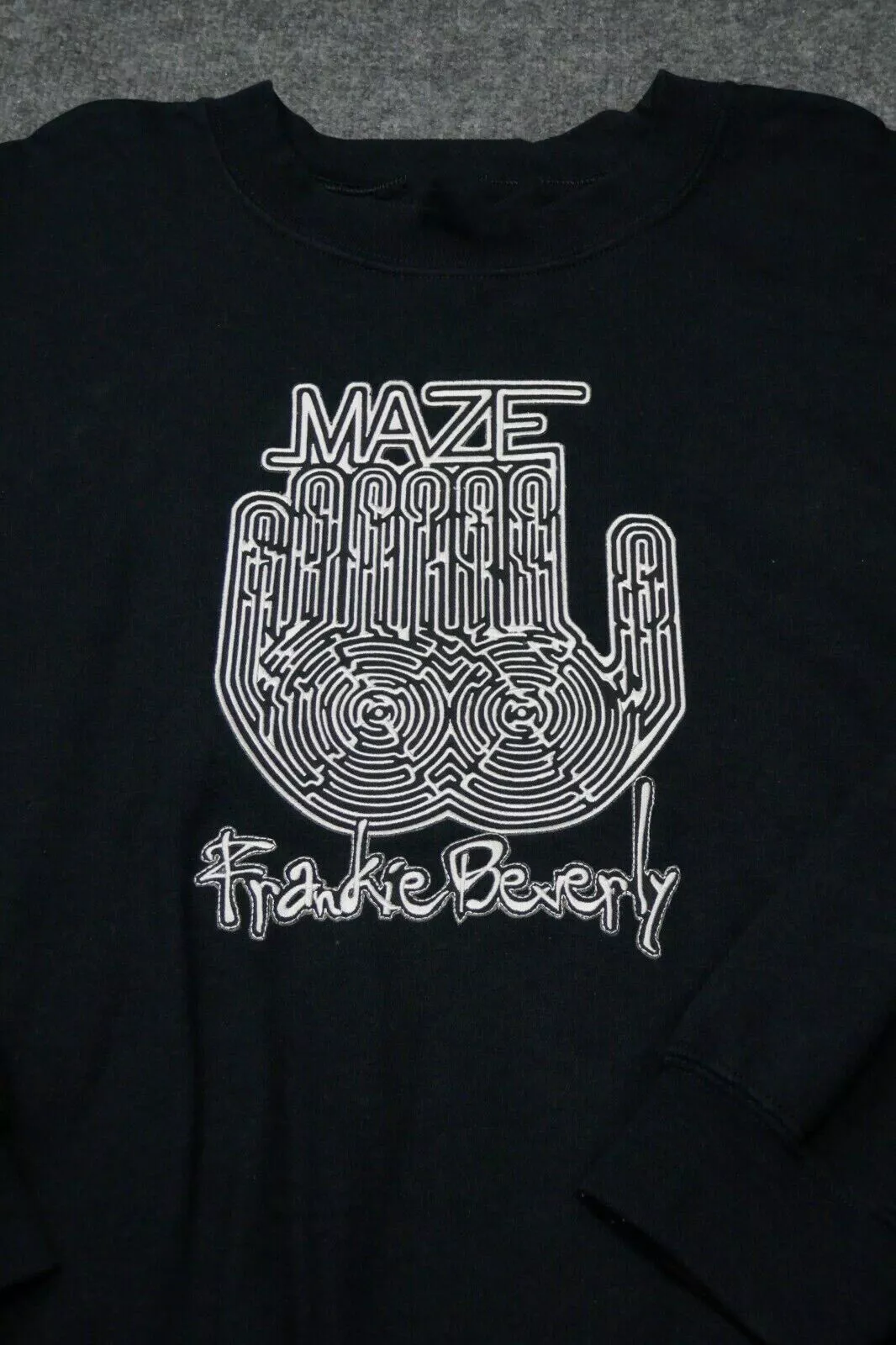 RARE Vtg Maze Frankie Beverly Band For Fans Full Size Unisex Black Tee ...