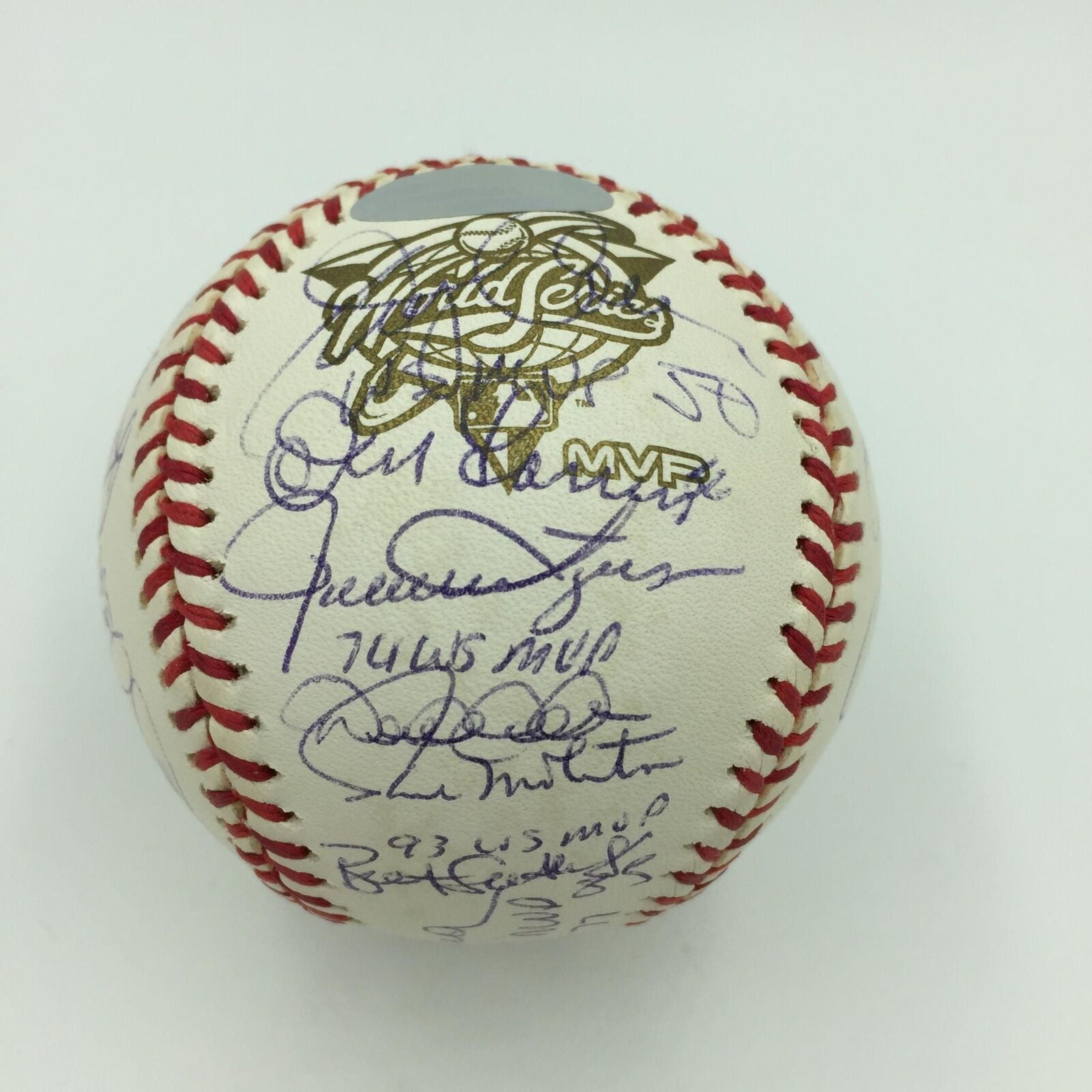 RARE World Series MVP's Signed Inscribed Baseball 26 Sigs Derek Jeter ...