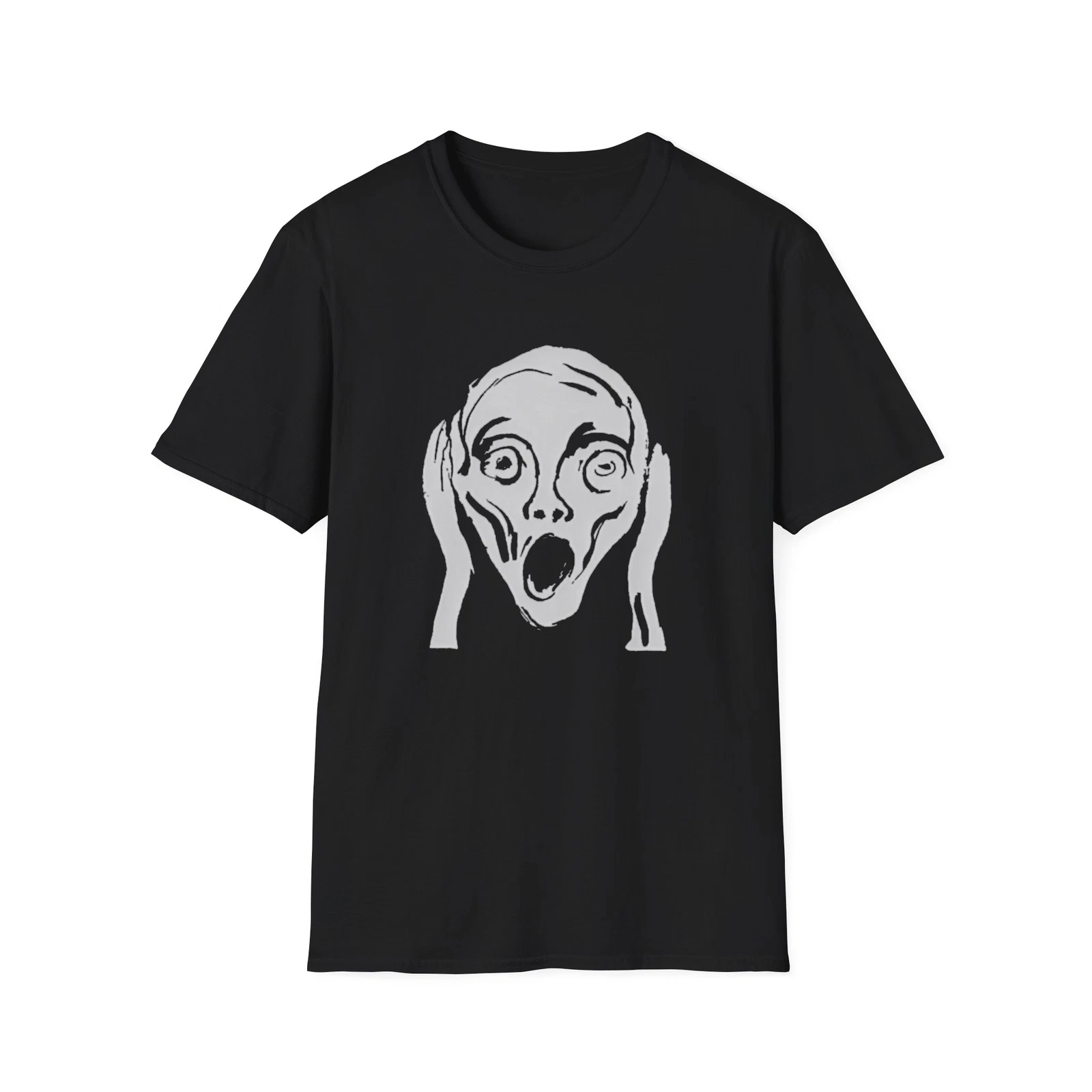 RARE late 1800's edvard munch's scream undated drawing tshirt - Walmart.com
