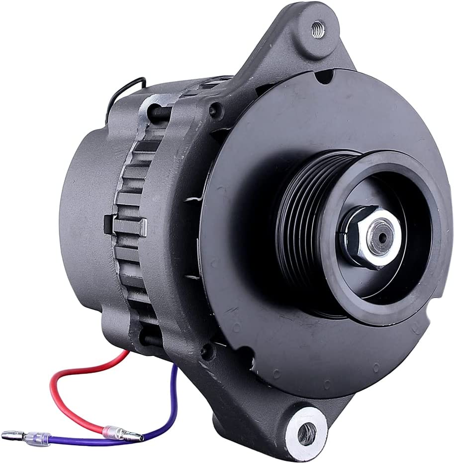 RAREELECTRICAL New Alternator Compatible With 6 Groove Pulley ...