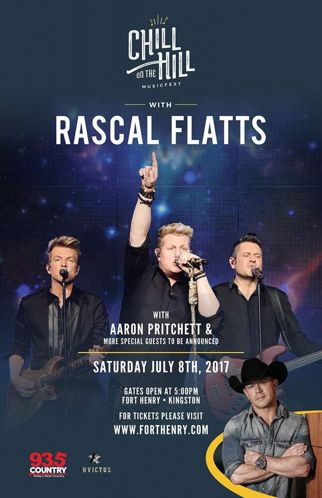RASCAL FLATTS REPLICA 2017 CONCERT POSTER - Walmart.com