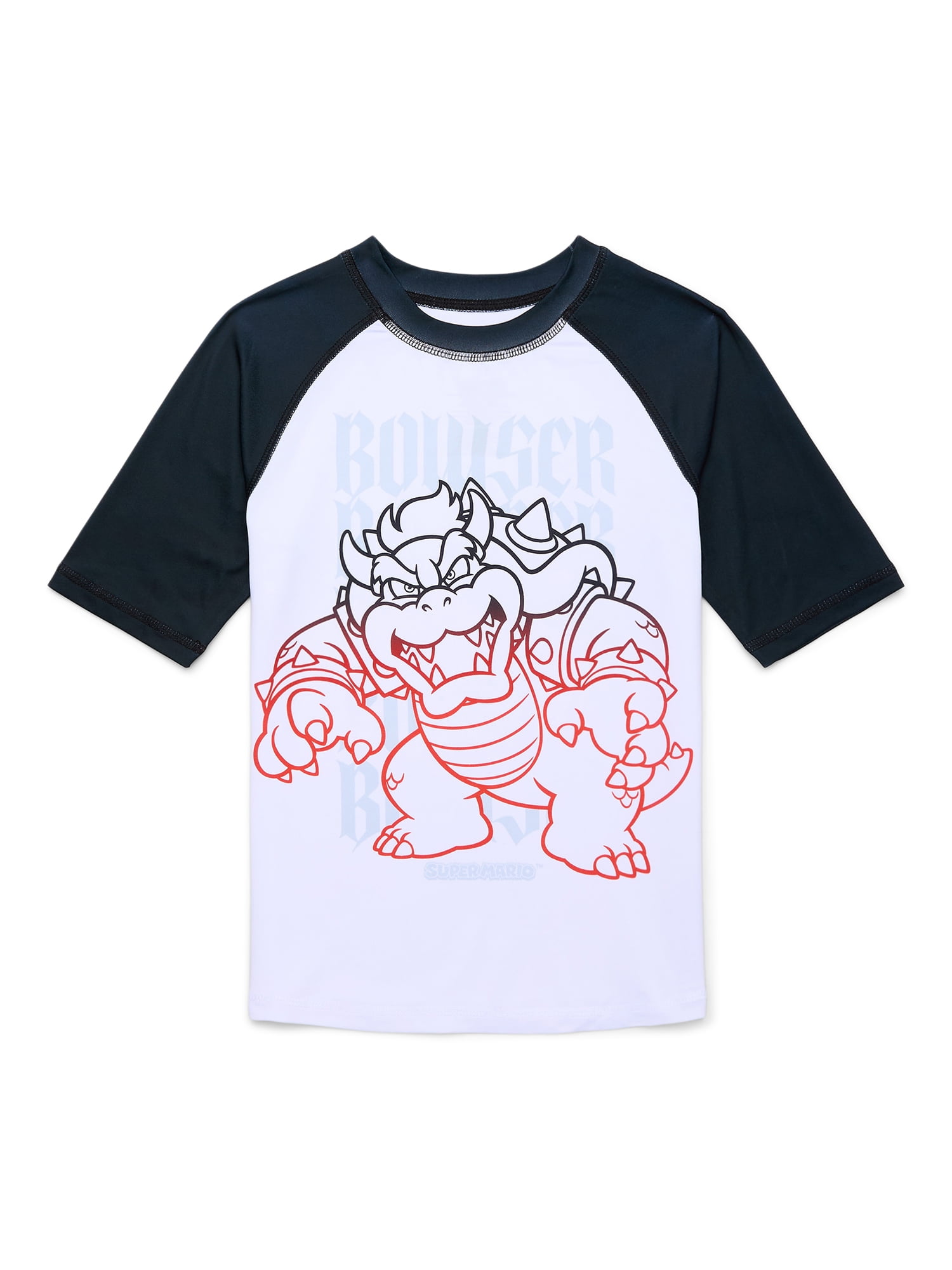 Super Mario Bowser Boys Rash Guard - Walmart.com