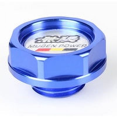 RASTP Blue Mugen Power Aluminum Oil Cap Radiator Cap Cover Fuel Filler ...