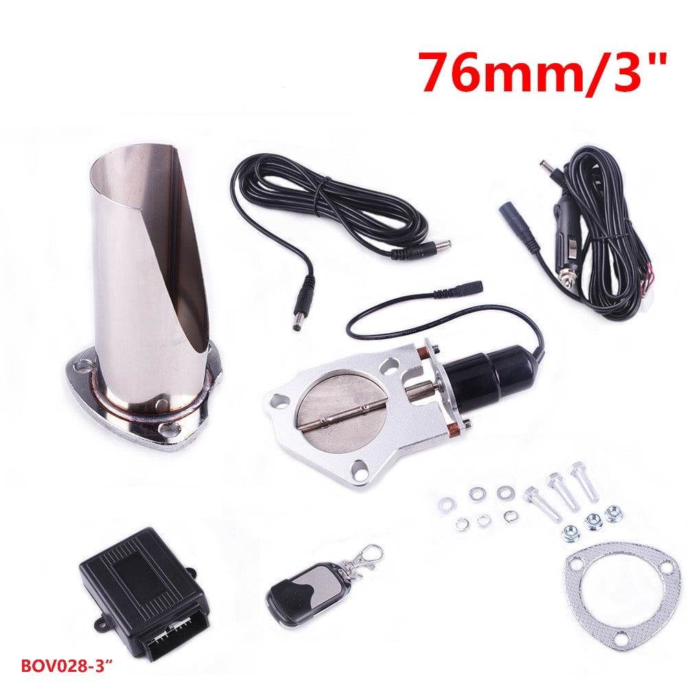 "RASTP 3"" High Performance Electric Exhaust Control Valve Set with ...