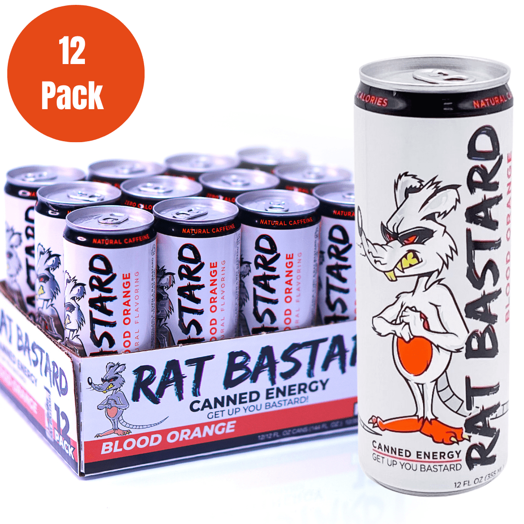 RAT BASTARD Energy Drink - Sugar-Free Caffeinated Beverage Infused with ...