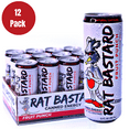 RAT BASTARD Energy Drink - Sugar-Free Caffeinated Beverage Infused with ...