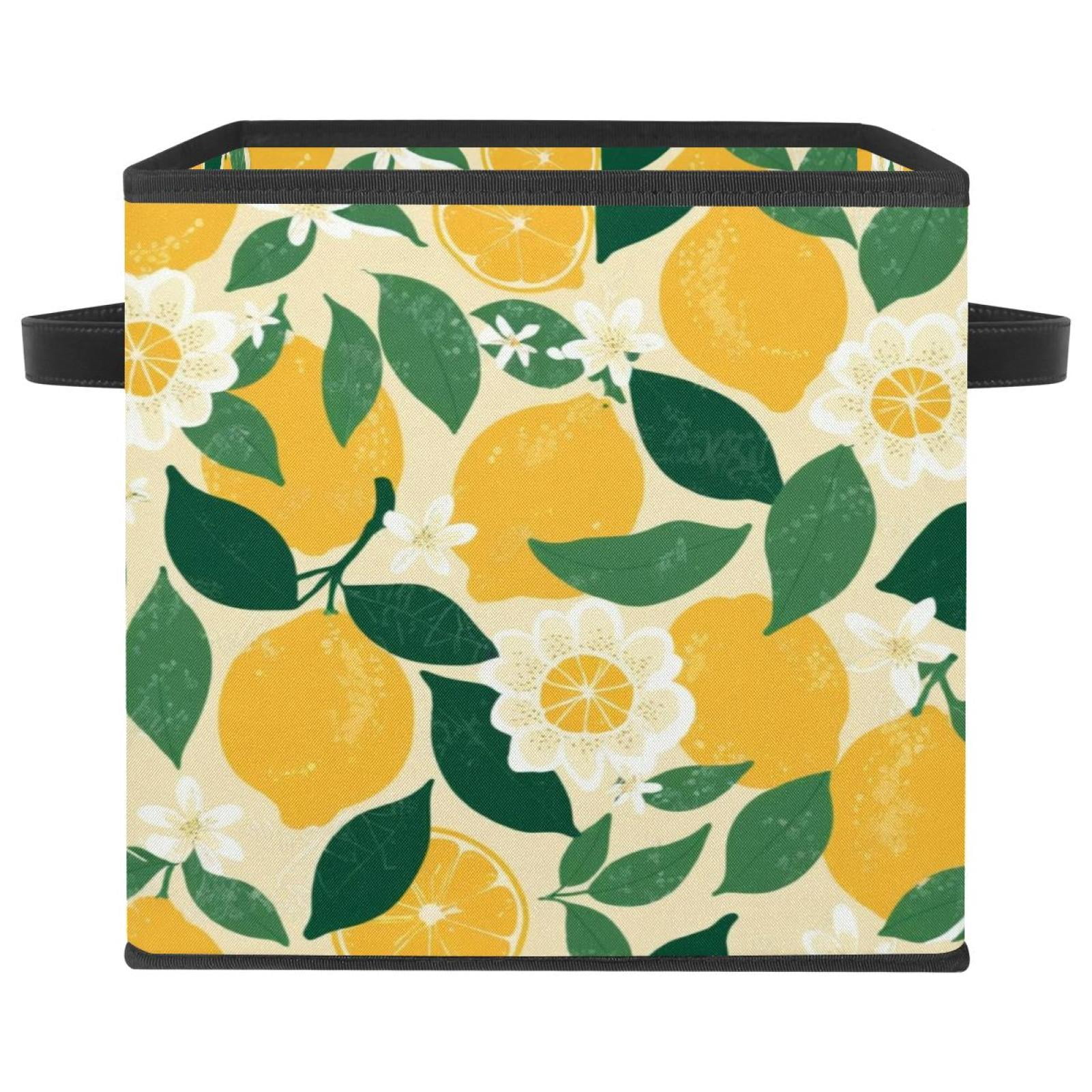 RATGDN Collapsible Fabric Cube Storage Bin with Double Handles for ...